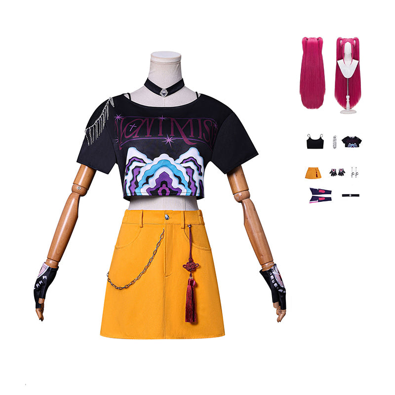 Kpop Demon Hunters Mira Cosplay Costume Halloween Outfit Ver2
